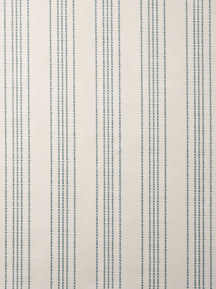 Vera's Stripe Fabric, Sea – Helene Blanche Fabrics & Wallpapers