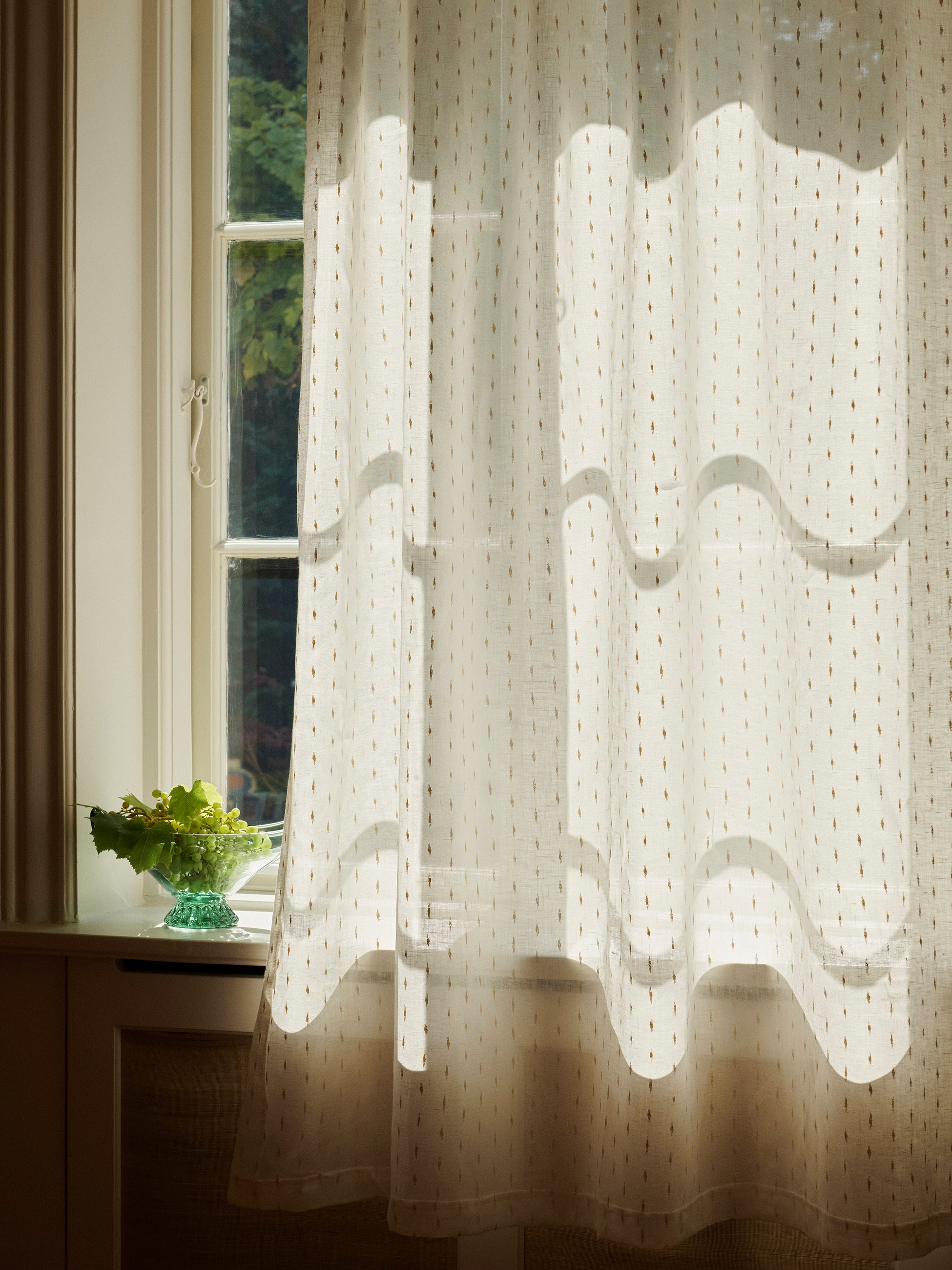 Drop Voile Fabric Ivory – Helene Blanche Fabrics & Wallpapers
